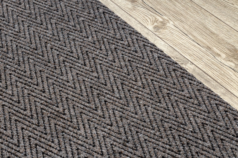 Traversa - Covor antiderapant MAGNUS 1951 Zigzag exterior, interior bej ...