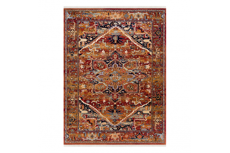 Dywan KESHAN Frędzle, Ornament orientalny 2886/53588 bordo - Dywany