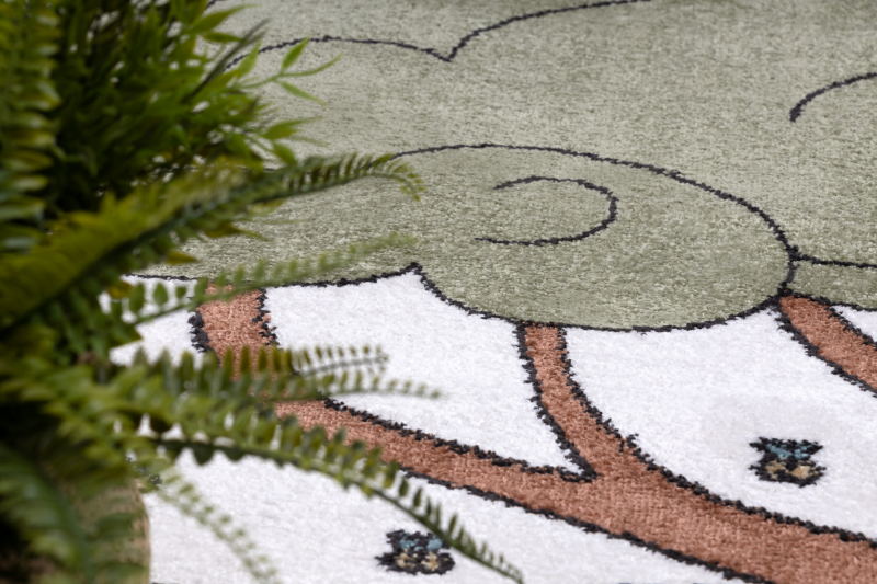 Килим FUN Honey за деца, мечка, пчели сметана - за деца