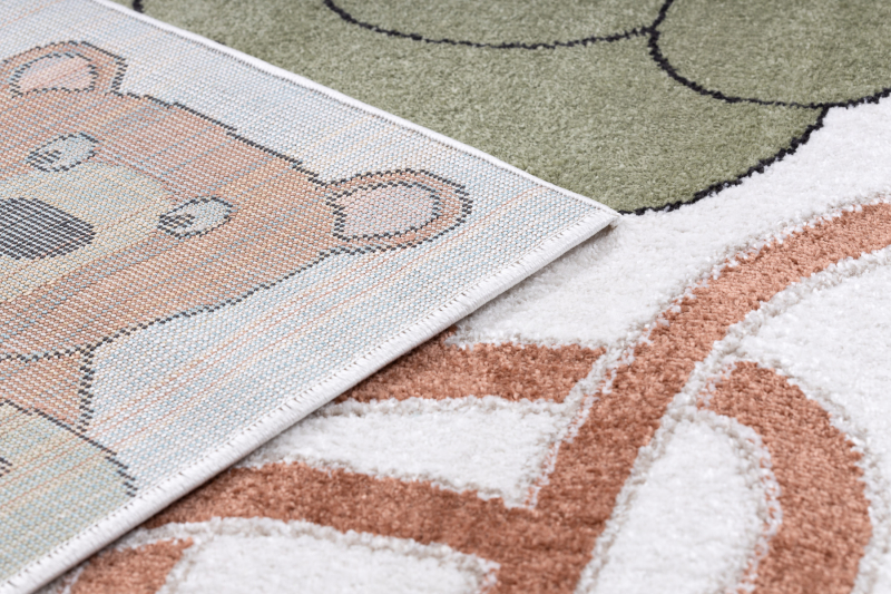 Килим FUN Honey за деца, мечка, пчели сметана - за деца