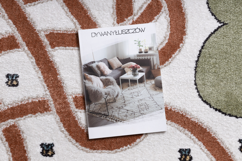 Килим FUN Honey за деца, мечка, пчели сметана - за деца