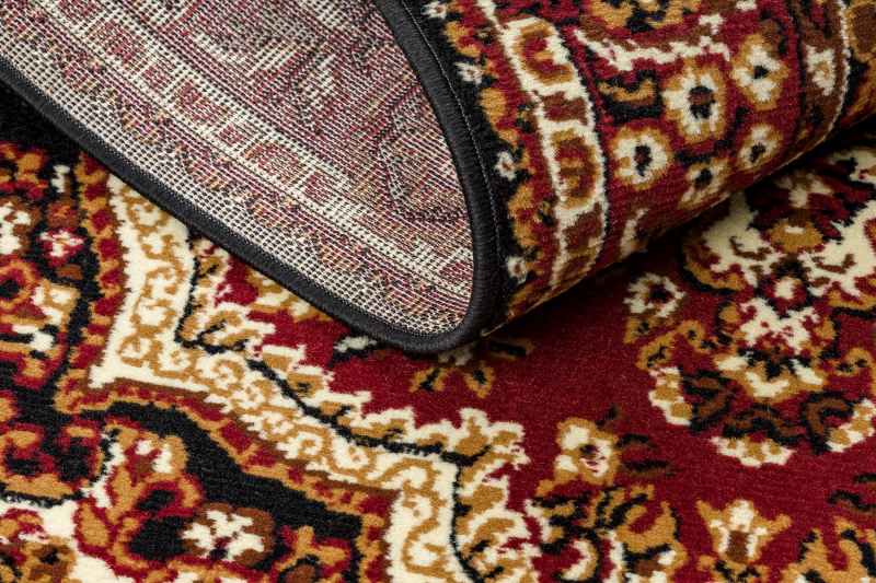 Matta BCF Morad WIOSNA Klassisk prydnad - rödvin - Traditionella mattor