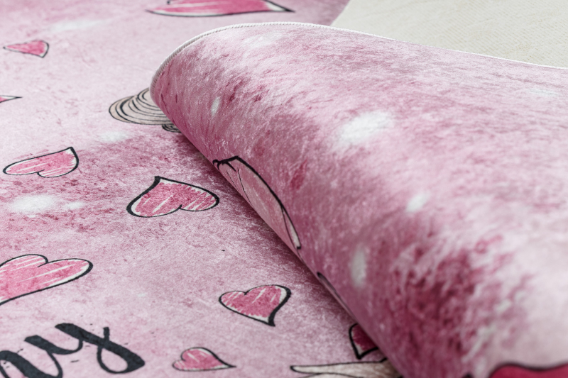 BAMBINO 2185 vasketeppe Ballerina, katt for barn anti-skli - rosa ...
