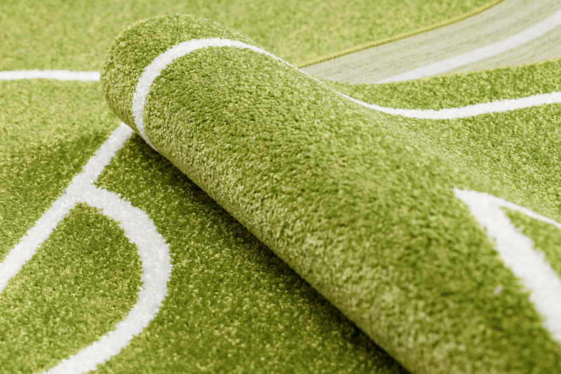 Tapete MUNDIAL Campo de futebol, futebol - verde - Para criança
