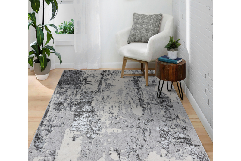 Tapis SAMPLE ALMIRA E2298 Béton gris - Tapis modernes