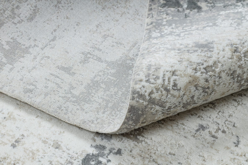 Moderan tepih DUKE 51378 krem / siva - Beton, kamen strukturiran, vrlo ...