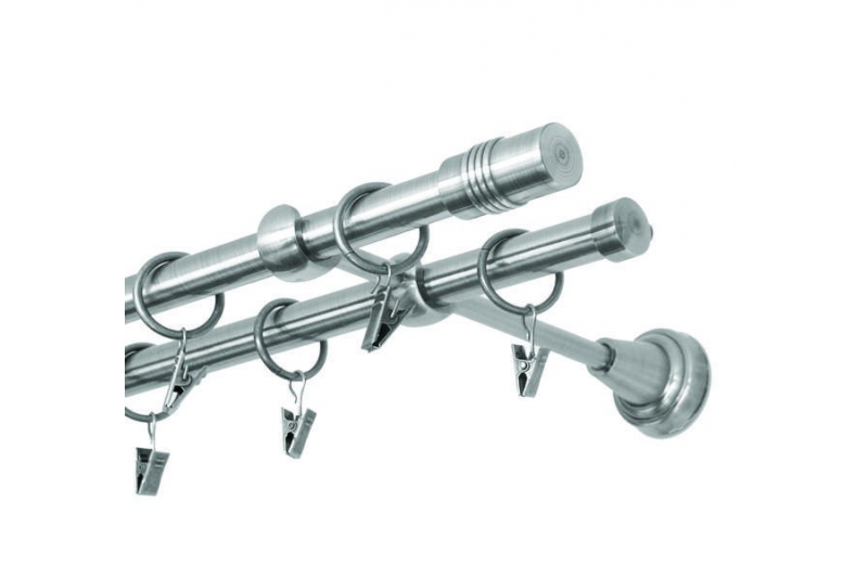 Asta per Tende doppia Romus satin - Aste per tende